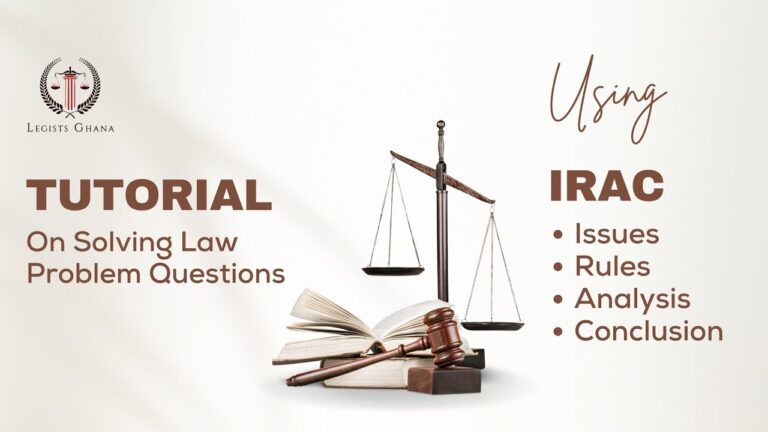 ADDRESSING LAW PROBLEM QUESTIONS USING THE IRAC METHOD BY SETH DOE ESQ ...